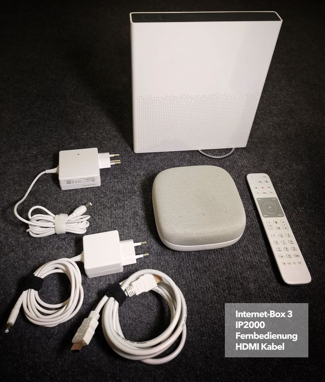 Swisscom Internet-Box 3 und TV Box IP2000 | Kaufen auf Ricardo