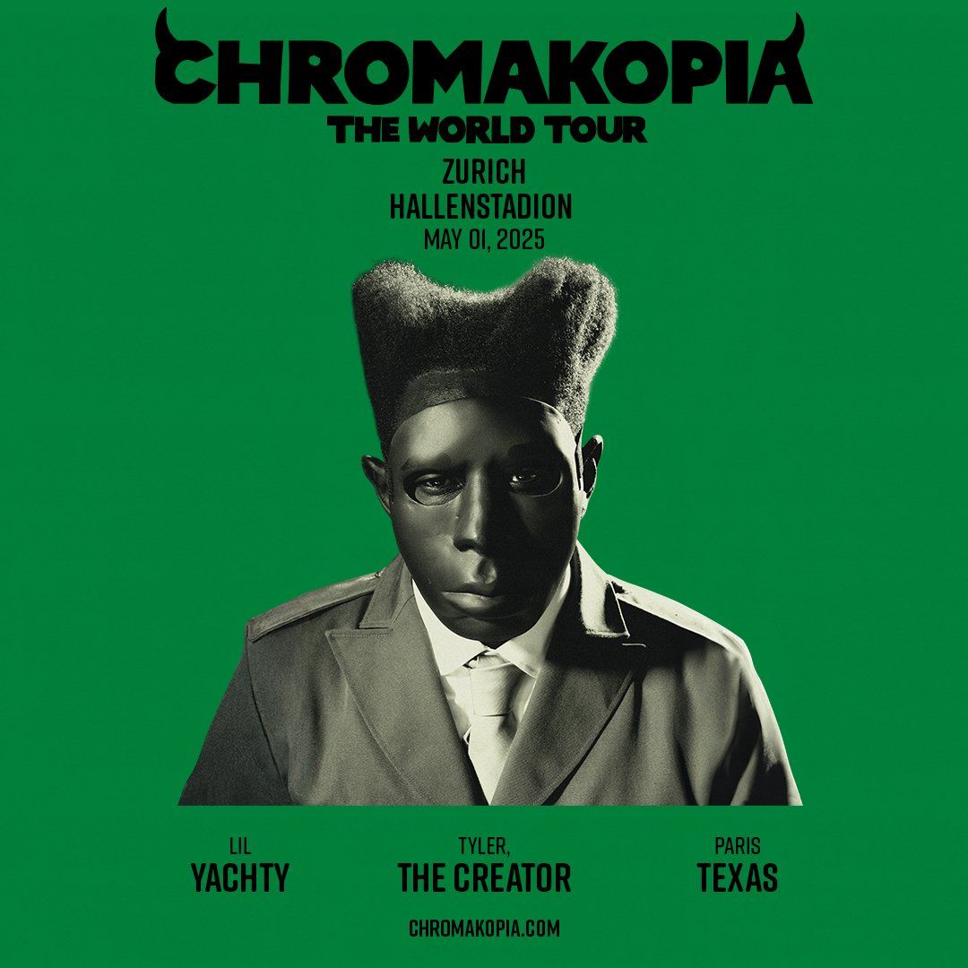 1x Tyler, The Creator Chromakopia Tour 2025 Zürich (Neuf (Voir ...
