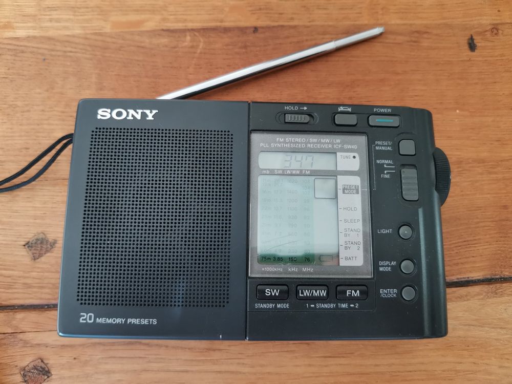 Multibandempfänger Sony ICF-SW40 (Gebraucht) in Wila für CHF 10 – mit ...