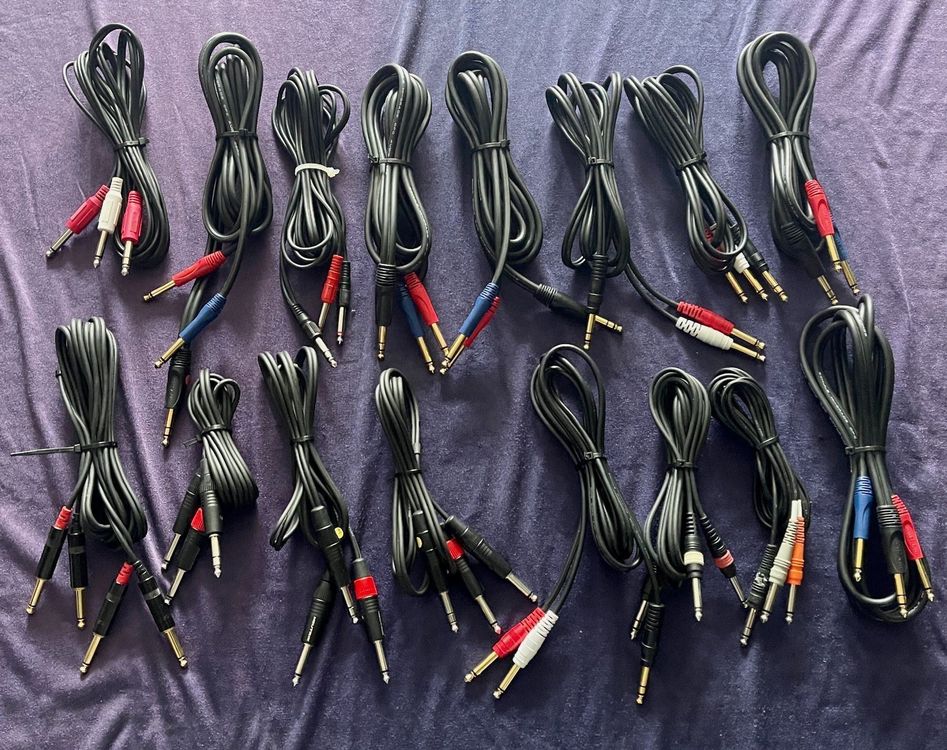 Klang Jack plug stereo - 2x jack 16 Stk. (Gebraucht) in Aarau Rohr für ...