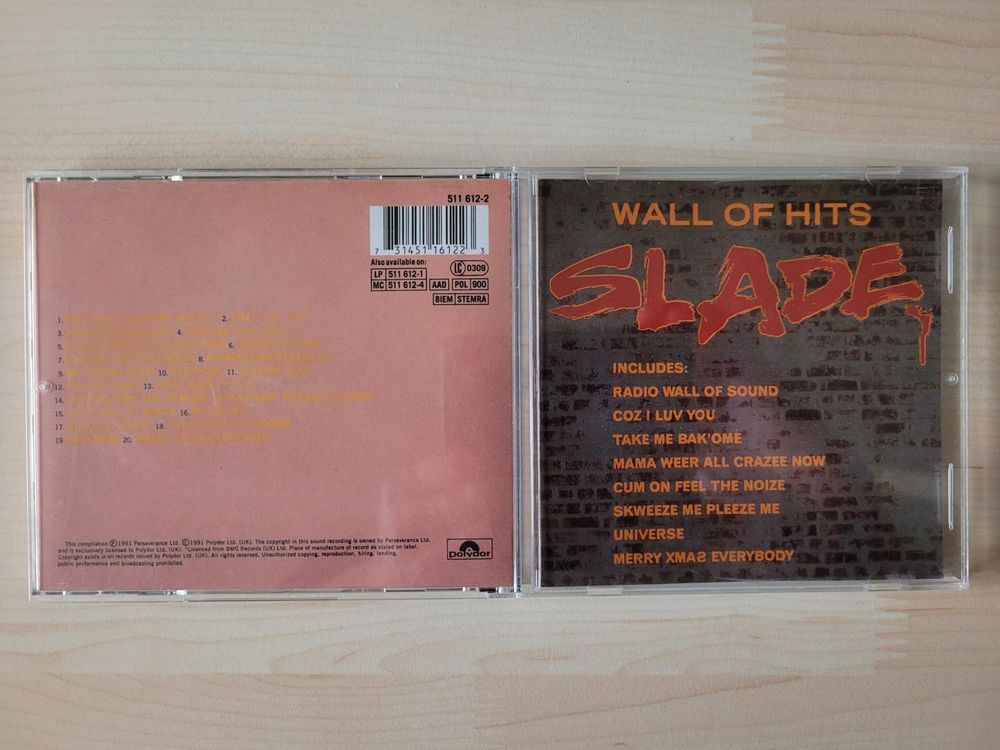Slade - Wall of Hits CD 1991 | Kaufen auf Ricardo