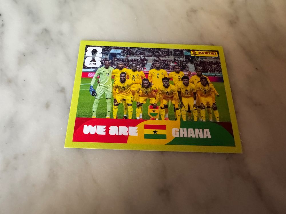 Panini Fifa Fussball WM 2026 Sticker Ghana Team GHA 13 (Neu (gemäss ...