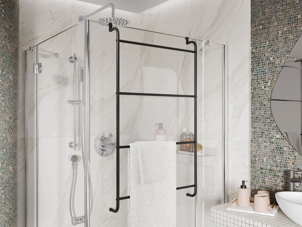 Handtuchhalter KANI - 4-fach - 44x73cm - Schwarz (Neu und originalverpackt) in Wallenwil für CHF ...