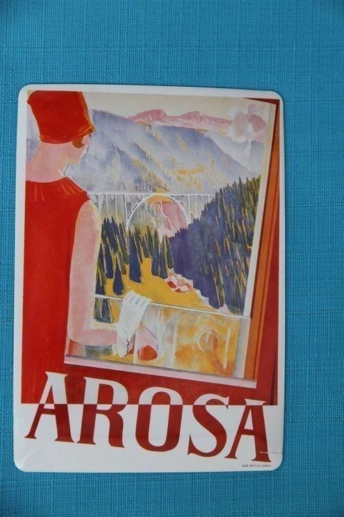 RhB, Langwieserviadukt, Arosa, Blechpostkarte | Kaufen auf Ricardo