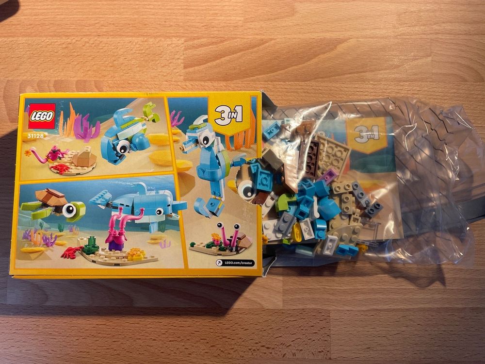 LEGO Creator 3-in-1 Delfin und Schildkröte (31128) | Kaufen auf Ricardo