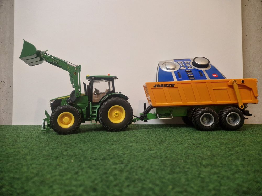 Siku Control 6795 John Deere 7310R mit Frontlader und Kipper (Gebraucht ...