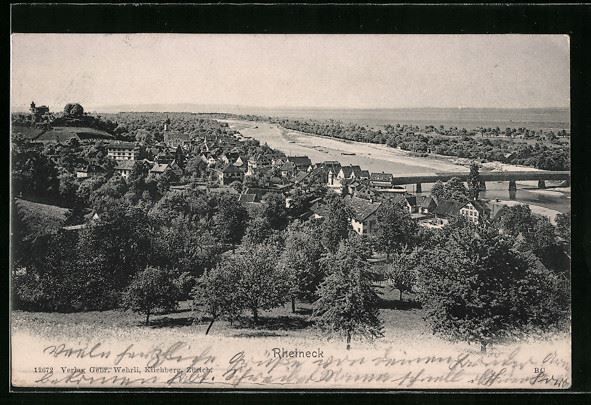 AK Rheineck, Gesamtansicht, 1906 (Antik) in Berlin für CHF 5 – mit Lieferung auf Ricardo kaufen