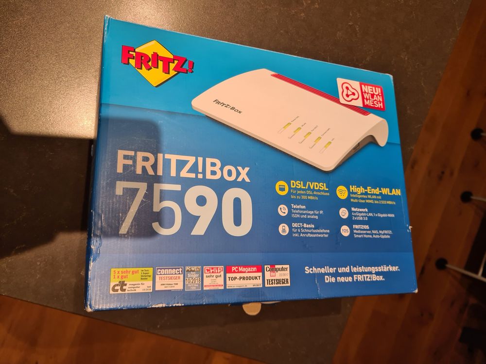 Fritzbox 7590 (Gebraucht) in Widnau für CHF 84 – mit Lieferung auf ...