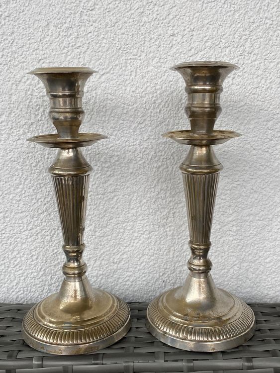 2 Vintage Kerzenständer (Gebraucht) in Balsthal für CHF 22 – mit Lieferung auf Ricardo kaufen