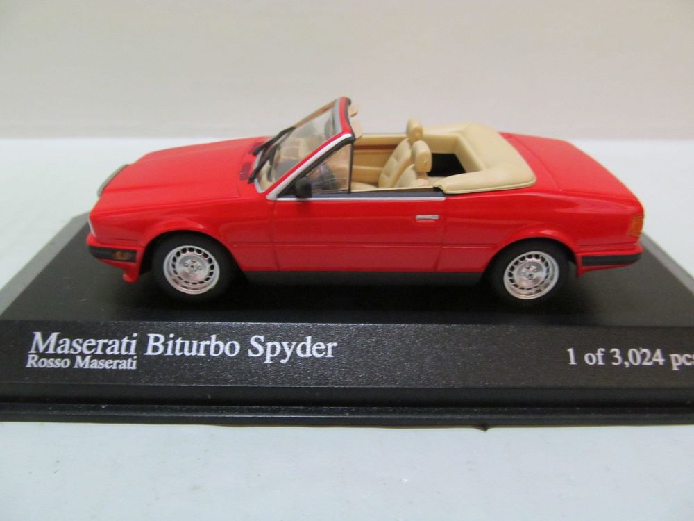 MASSERATI BITURBO SPYDER 1986 1:43 MINI CHAMPS | Kaufen auf Ricardo