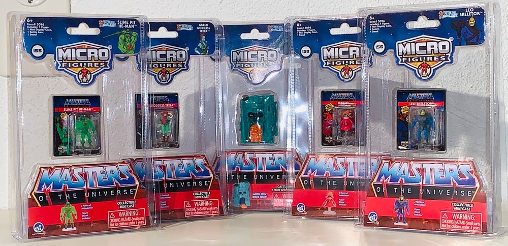 Masters of the Universe Set of 5 Micro Action Figuren Motu (Neu und ...