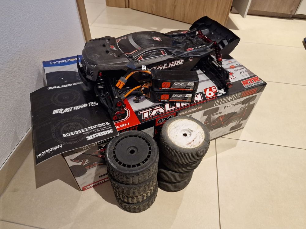 Arrma Truggy 1/8 Talion EXB 6S BLX 4WD EP RTR - Brushless (Gebraucht ...