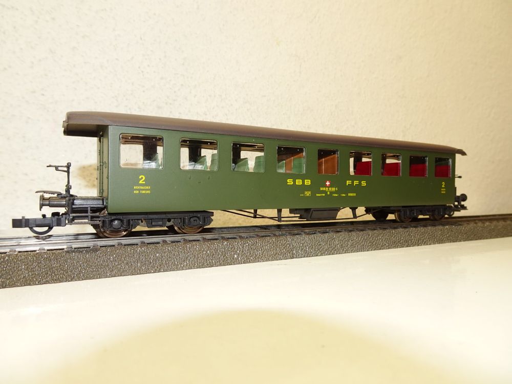 Roco Personenwagen Seetal SBB 2.Kl. 503-5 HO 44730 (G3) (Gebraucht) in Luzern für CHF 31.9 – mit ...