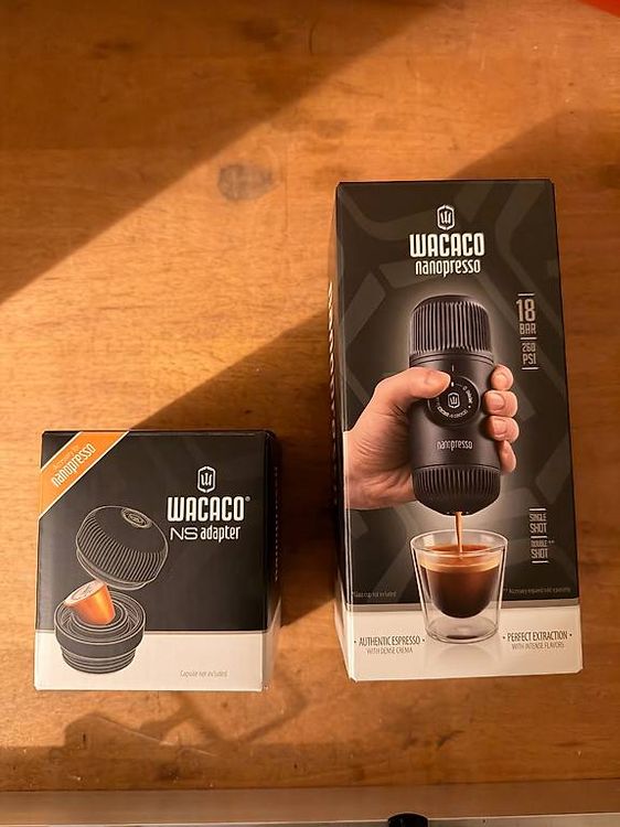 WACACO Nanopresso + NS Adapter ? neu & ungebraucht (Gebraucht) in ...