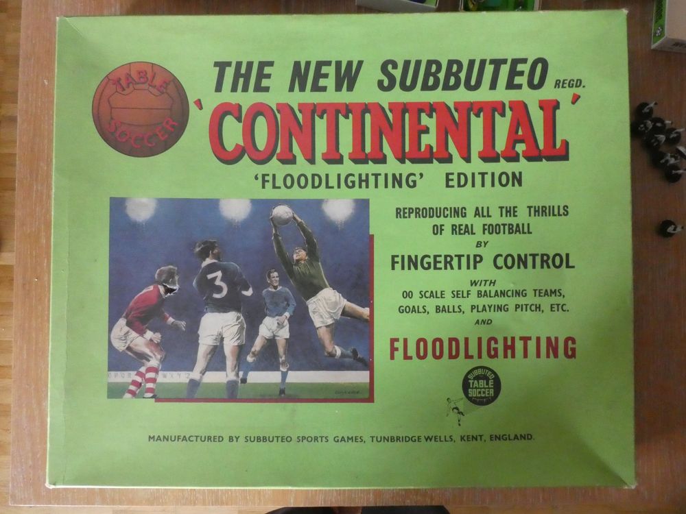 Subbuteo Tischfussball; Continental Floodlighting Edition (Gebraucht ...