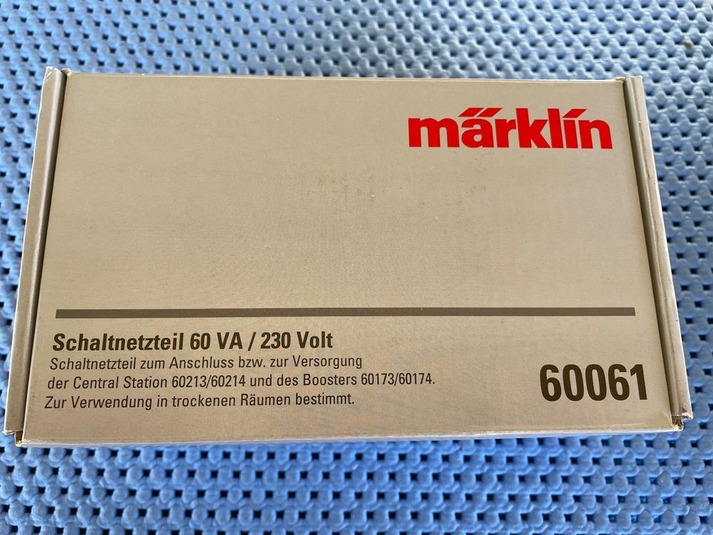 Märklin 60061 Trafo 60 VA (Neu (gemäss Beschreibung)) in Hauterive NE ...
