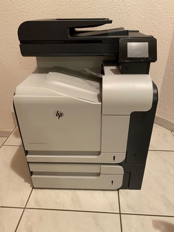 HP LaserJet Pro 500 color MFP M570dn Laserdrucker inkl Toner (Gebraucht ...