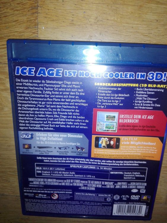 Ice Age (3 - 4 - 5) >alle mit 2D + 3D Versionen