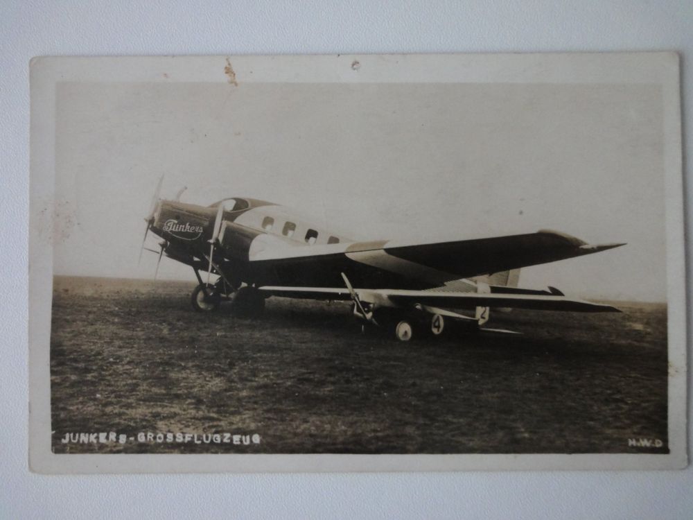 206.) AK Junkers Grossflugzeug | Acheter sur Ricardo