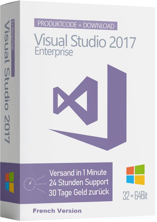 Visual Studio 2017 Enterprise- French Version - 32&64 Bit - (Gebraucht ...