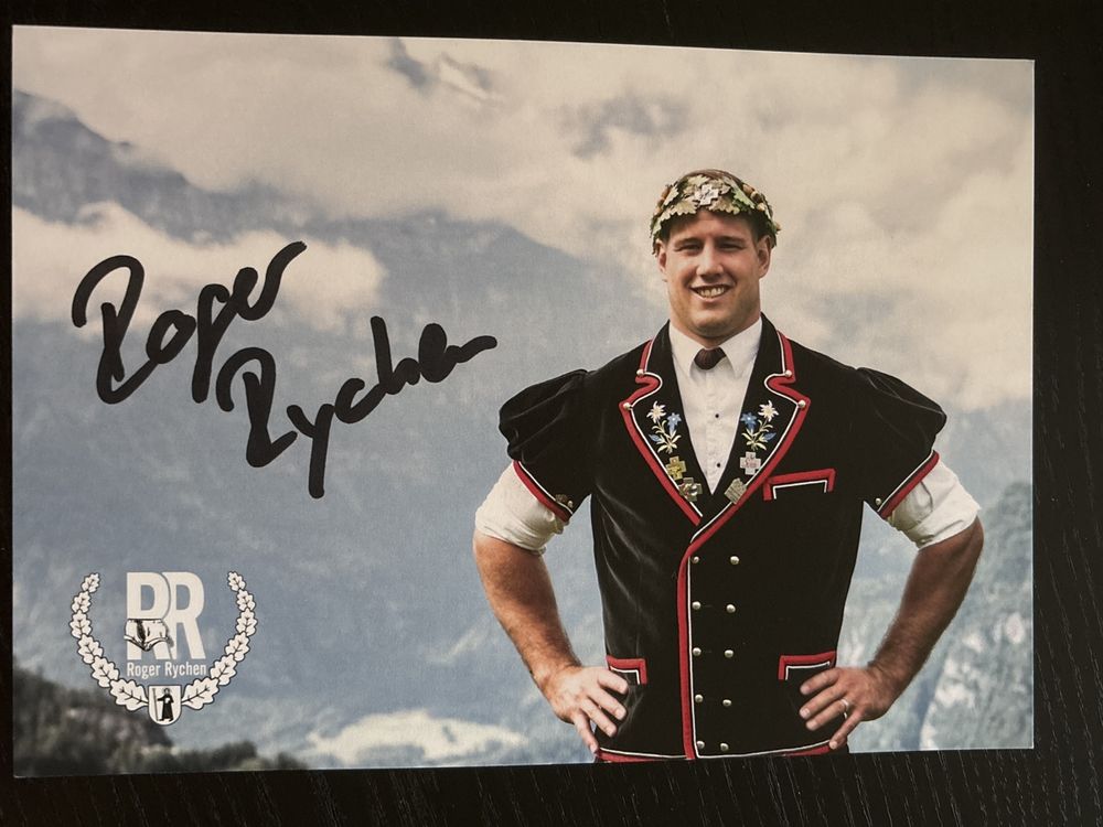 Original Autogrammkarte von Schwinger Roger Rychen! | Kaufen auf Ricardo