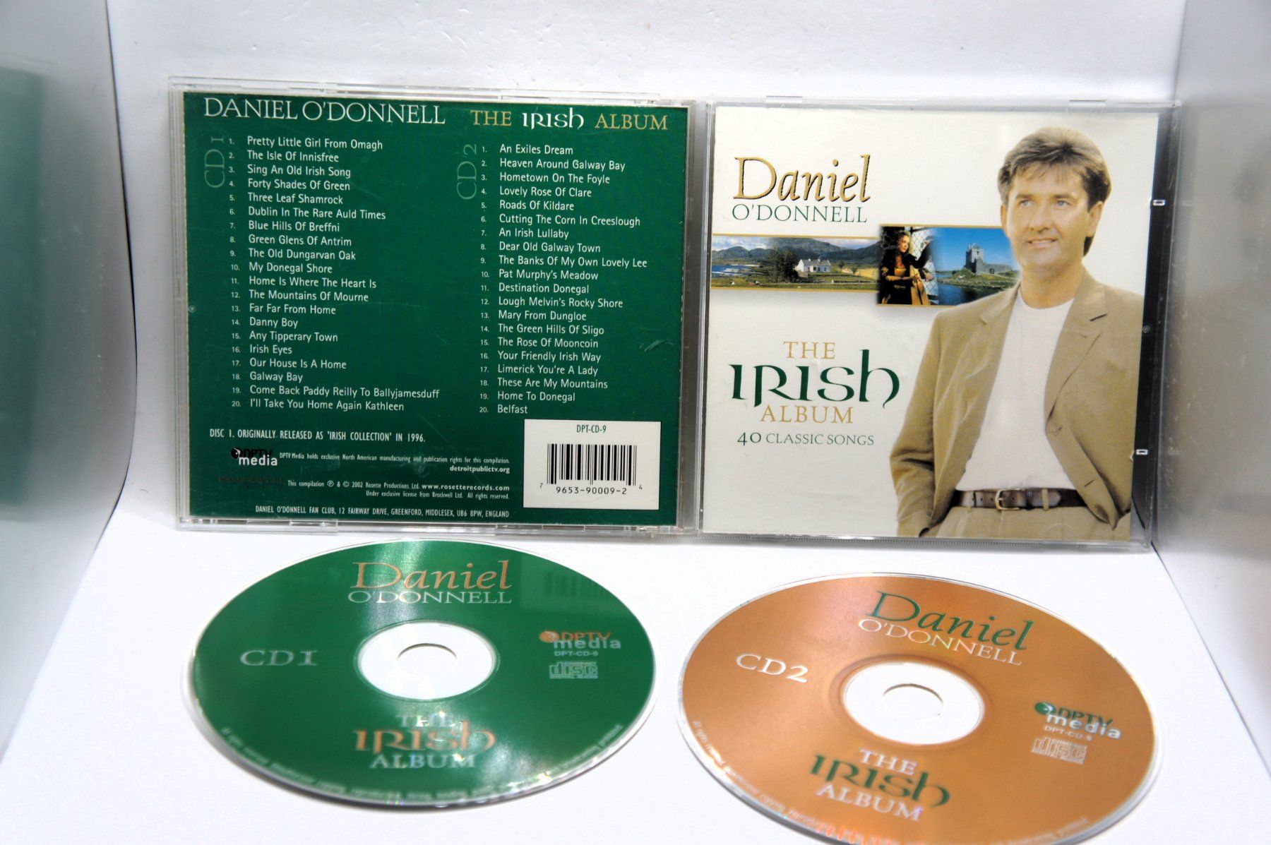 2 CD Daniel O'Donnell - The Irish Album /40 Classic Songs (Gebraucht ...