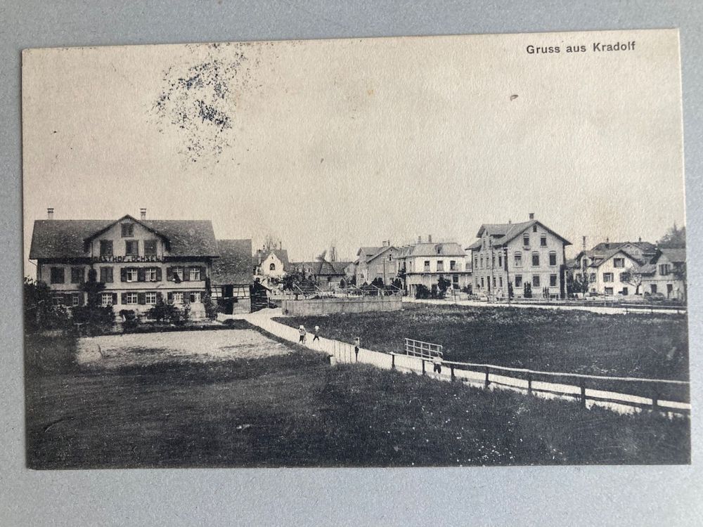 GRUSS AUS KRADOLF, DORFDETAIL, GASTH. OCHSEN, 1915 (Gebraucht) in für ...