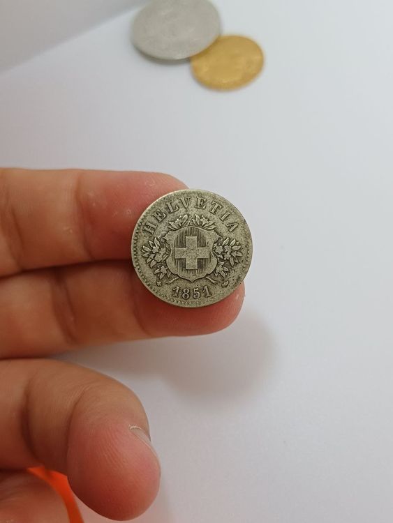 Schweiz 20 Rappen 1851 (Gebraucht) in Brione s. Minusio für CHF 41 – mit Lieferung auf Ricardo ...