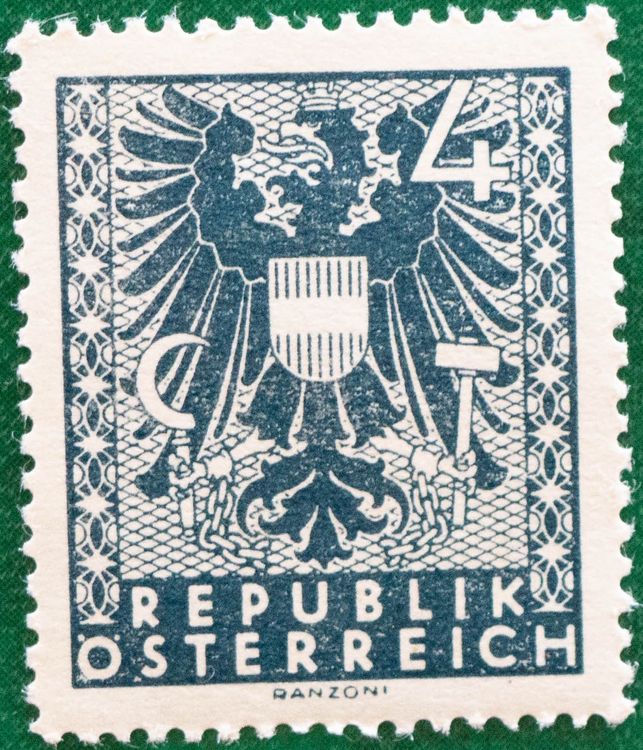 AT - Österreich Briefmarke / Francobollo austriaco ab 1 CHF (Gebraucht) in Chiasso für CHF 1 ...