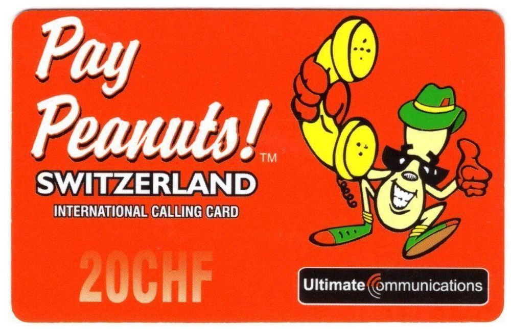 Pay Peanuts - Prepaid Telefonkarte | Kaufen auf Ricardo