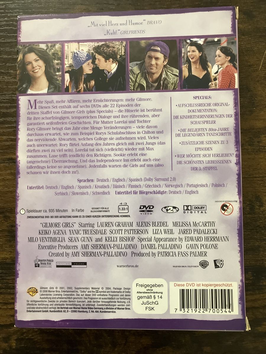 Gilmore Girls Staffel drei DVD (Gebraucht) in Glarus für CHF 3 – mit ...