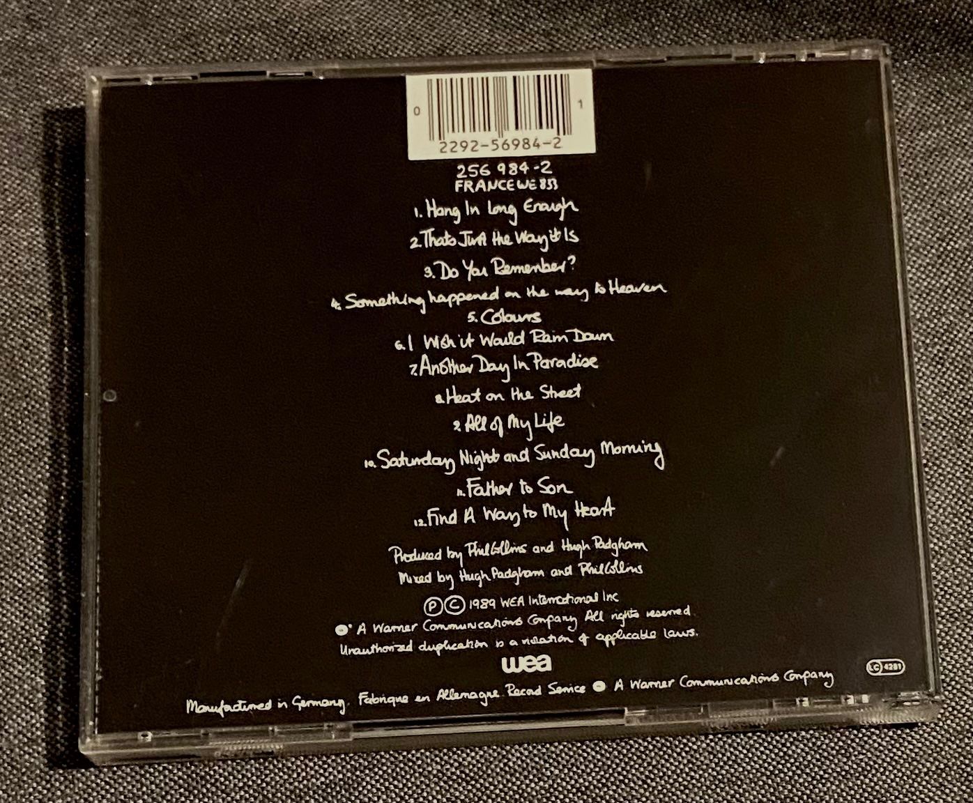 PHIL COLLINS CD But Seriously (1989) (Gebraucht) in Luzern für CHF 4 ...