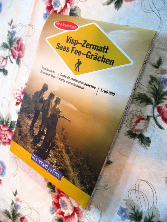 Wanderkarte Visp-Zermatt-Saas Fee-Grächen 1:60000 (Gebraucht) in für ...
