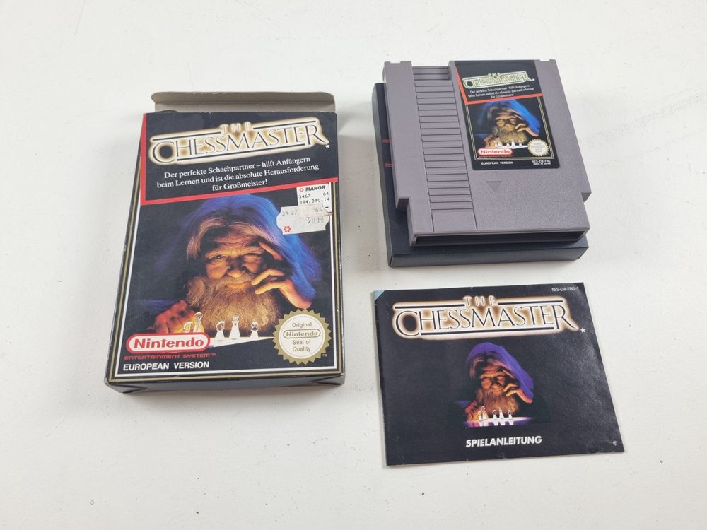 Nintendo NES Game Chessmaster mit Spielanleitung und OVP (Gebraucht) in ...