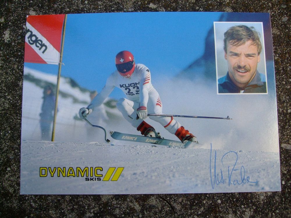 URS RÄBER (CH) AUTOGRAMMKARTE TOP (Gebraucht) in Schachen b. Reute für ...