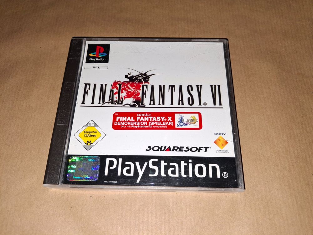 Final Fantasy VI 6 - inkl. FF X Demo Disc - PS1 (Gebraucht) in ...