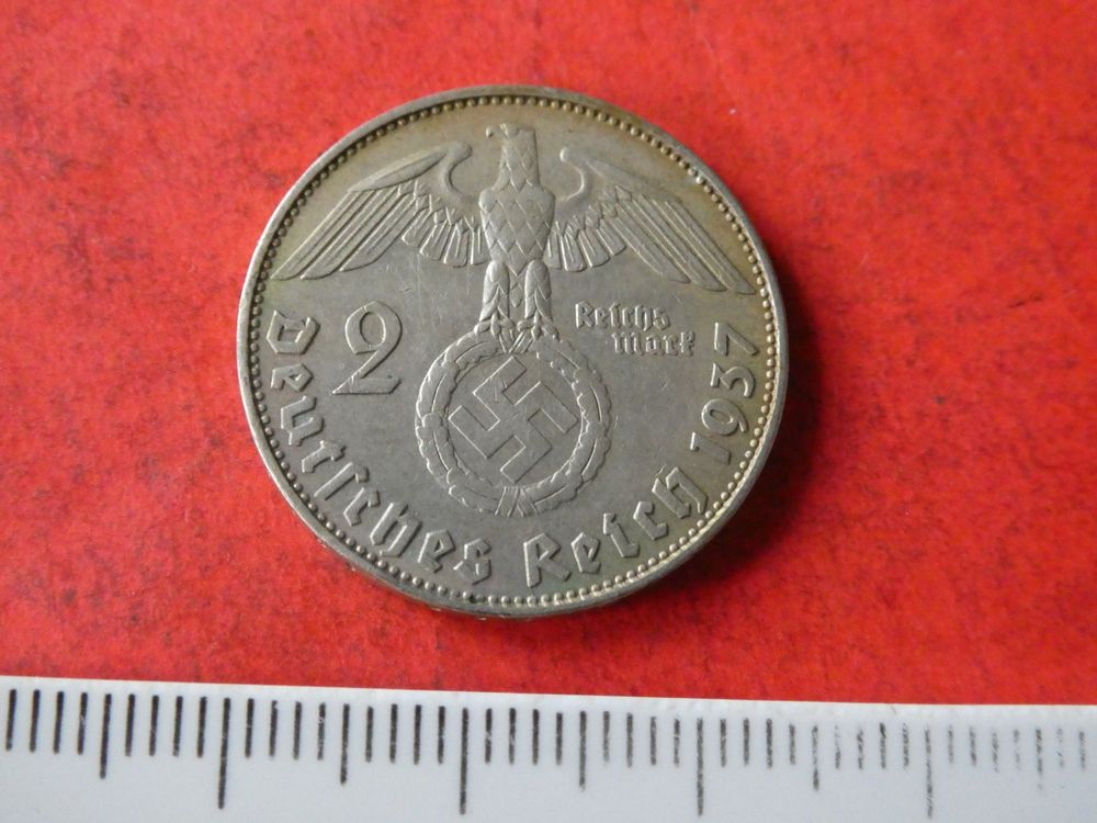 Dt. Reich 1937 D, 2 Reichsmark - Silber (Gebraucht) in Hinterforst für CHF 7 – mit Lieferung auf ...