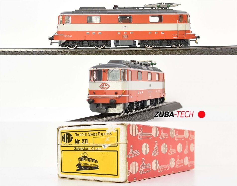HAG 211 E-Lok Re 4/4 II SBB H0 GS mit OV (Gebraucht) in St. Gallen für CHF 92 – mit Lieferung ...