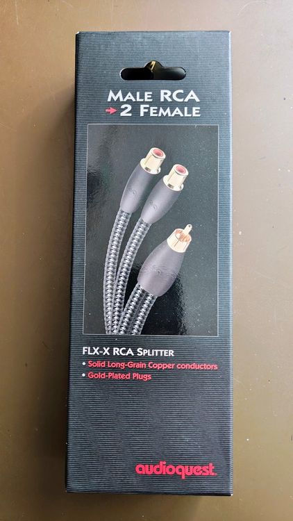 Audioquest FLX-X RCA Splitter Cinch Y-Kabel - Neu! (Neu und ...