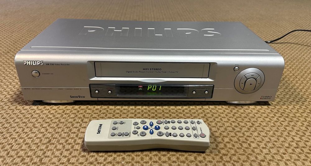 Wertiger VHS-Recorder Philips VR730 mit TurboDrive-Laufwerk (Gebraucht ...
