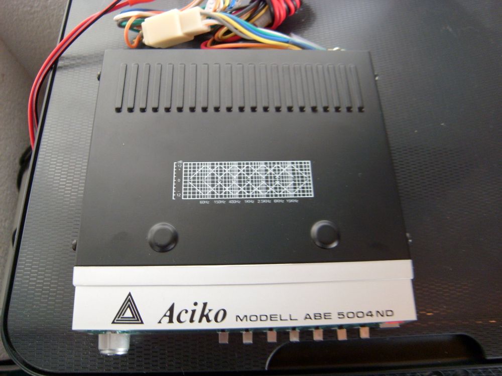 Aciko Vintage HiFi AUTO Amplifier mit Equalizer, rare in OVP (Gebraucht ...