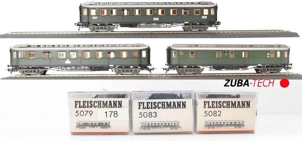 Fleischmann 3x Personenwagen DB H0 GS mit OVP (Gebraucht) in St. Gallen für CHF 47 – mit ...