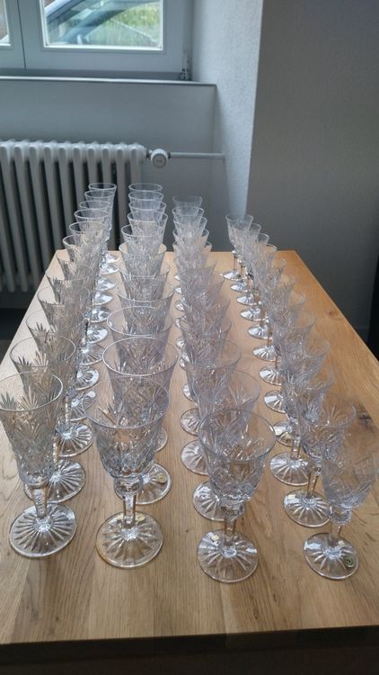 Lot de verres en cristal - cristallerie Lorraine (Neu (gemäss ...