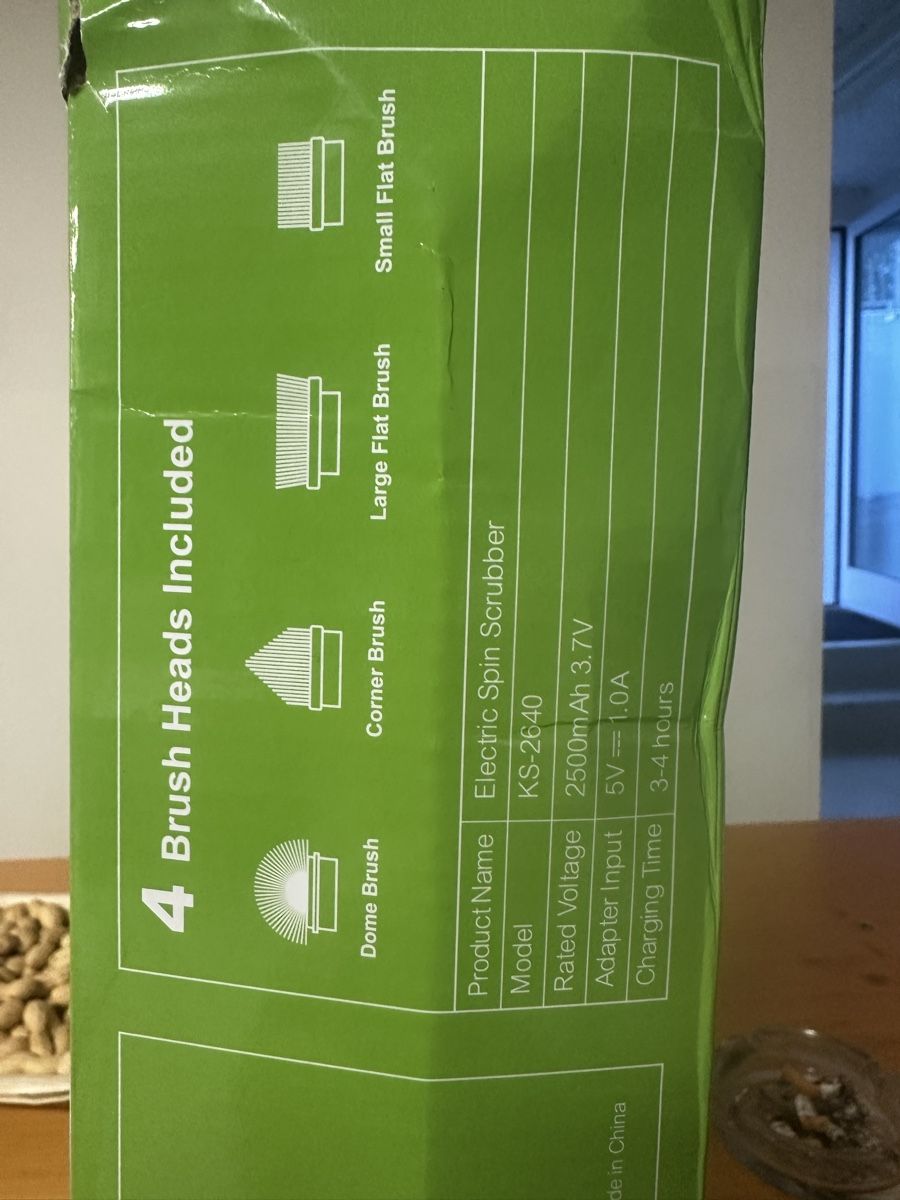 Neuer elektrischer Spin Scrubber KS-2640 mit 4 Bürsten (Neu und ...