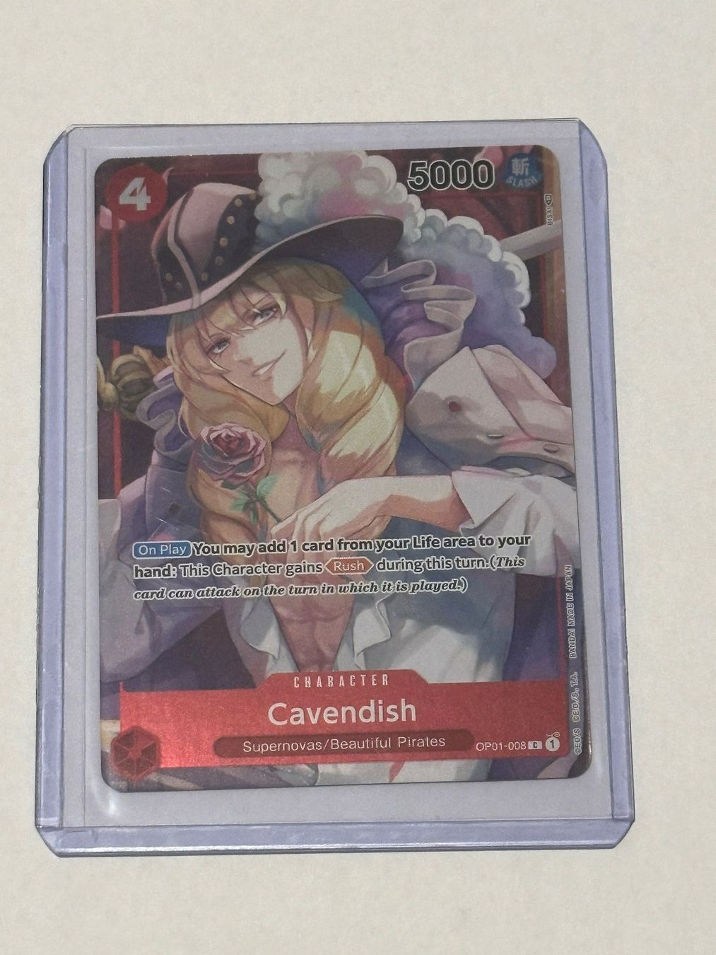 Cavendish OP01-008 V.2 – OP TCG – NM (Gebraucht) in Oberentfelden für ...