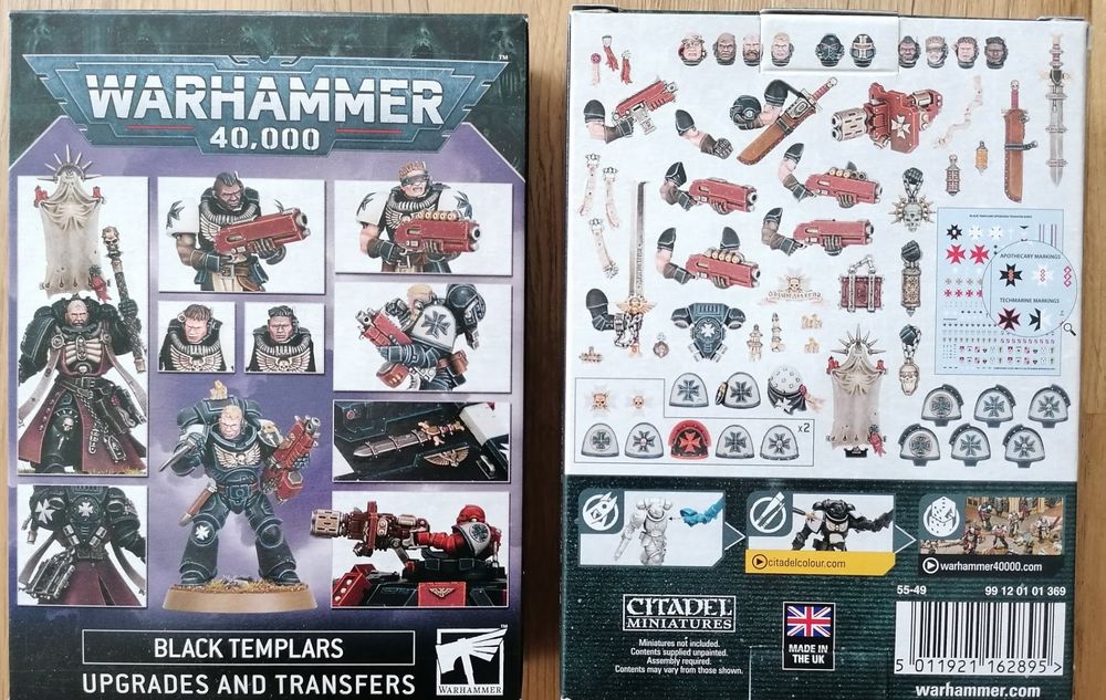 Warhammer 40k Black Templars Upgrades 2x Neu & OVP (Neu und ...