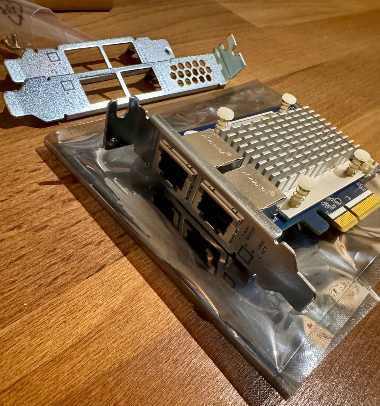 Erweiterungskarte QNAP QXG-5G2T-111C (2× 5-Gigabit-Ethernet) (Gebraucht ...