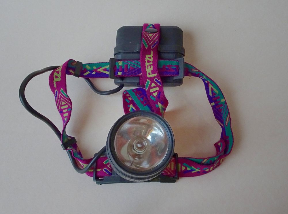 PETZL ZOOM Stirnlampe (Vintage / Glühlampe) (Neu (gemäss Beschreibung ...