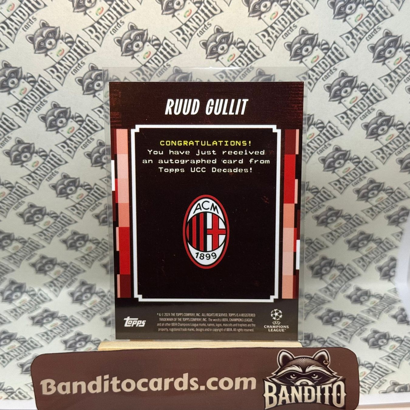 2024 Topps Decades Ruud Gullit auto /10 - AC Milan (Gebraucht) in ...