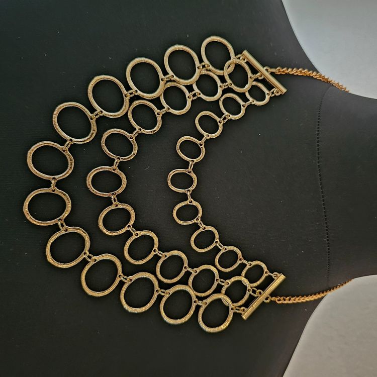 ENDET Goldene Statement Kette, (Neu und originalverpackt) in wolfhalden für CHF 5 – mit ...